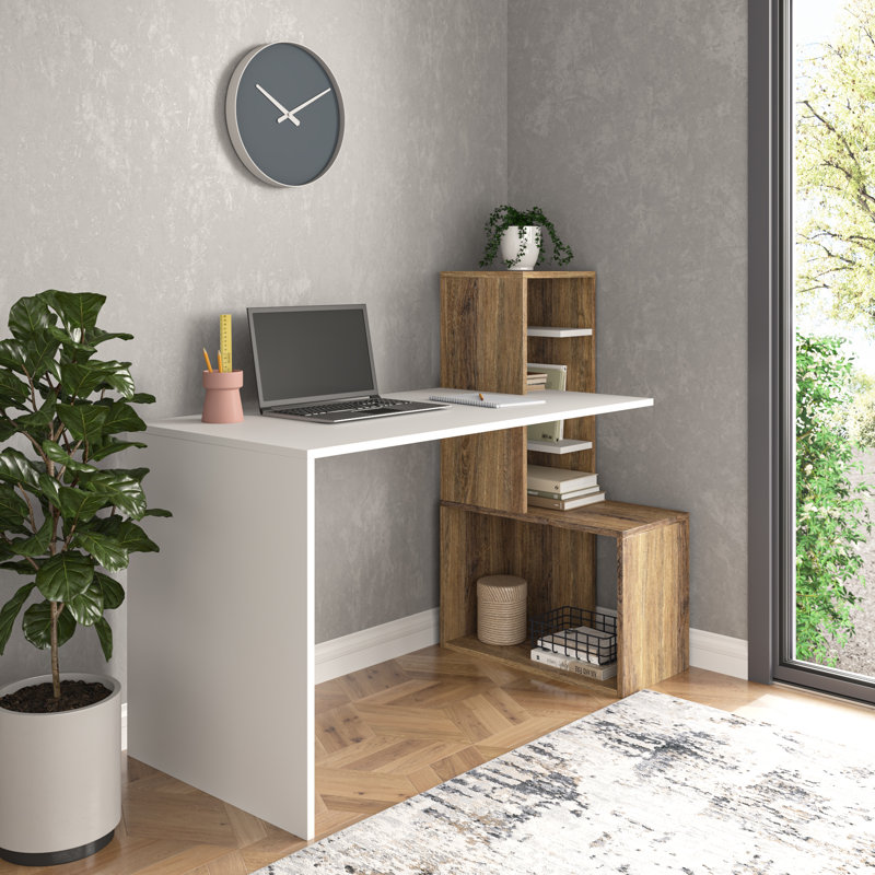 Latitude Run Multiple Tier Modern Desk Wayfair